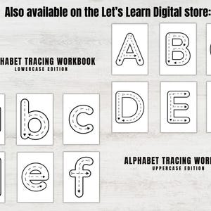 Fruit & Vegetable Alphabet Tracing Workbook Uppercase Letters | for ...