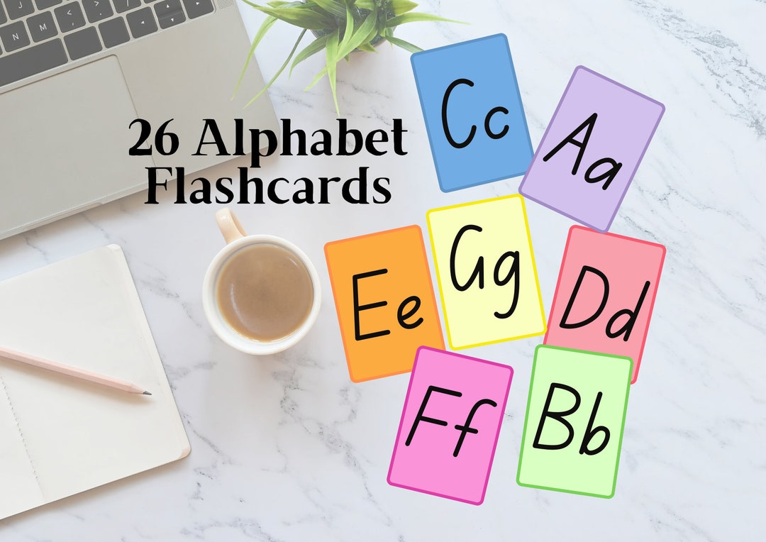 26 Alphabet Flashcards for Kids. Printable ESL Props, Flashcards for ...