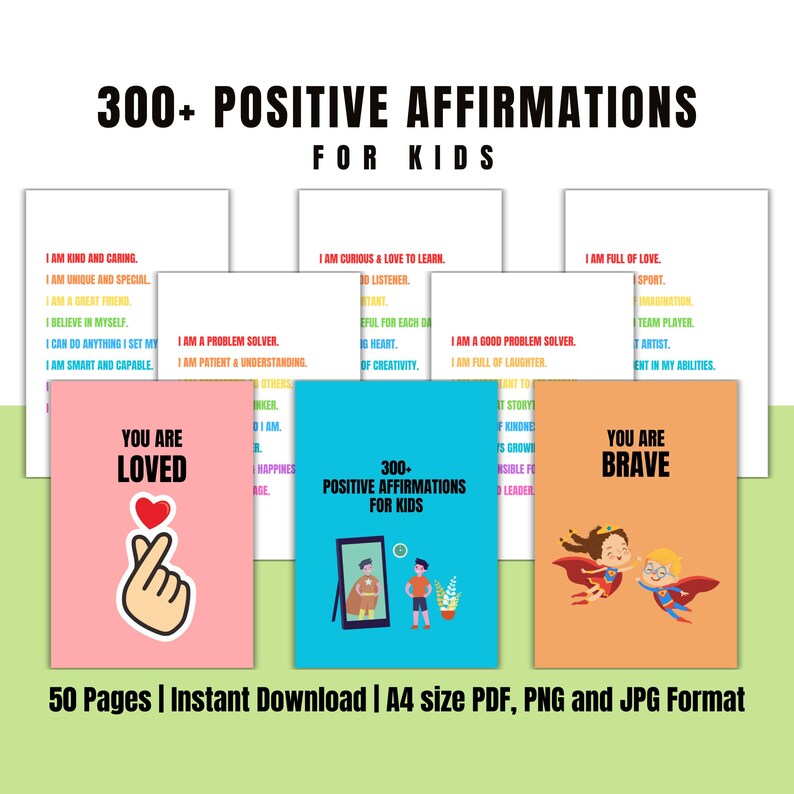 300+ Positive Affirmations | for Kids, Infants, Toddlers and ...