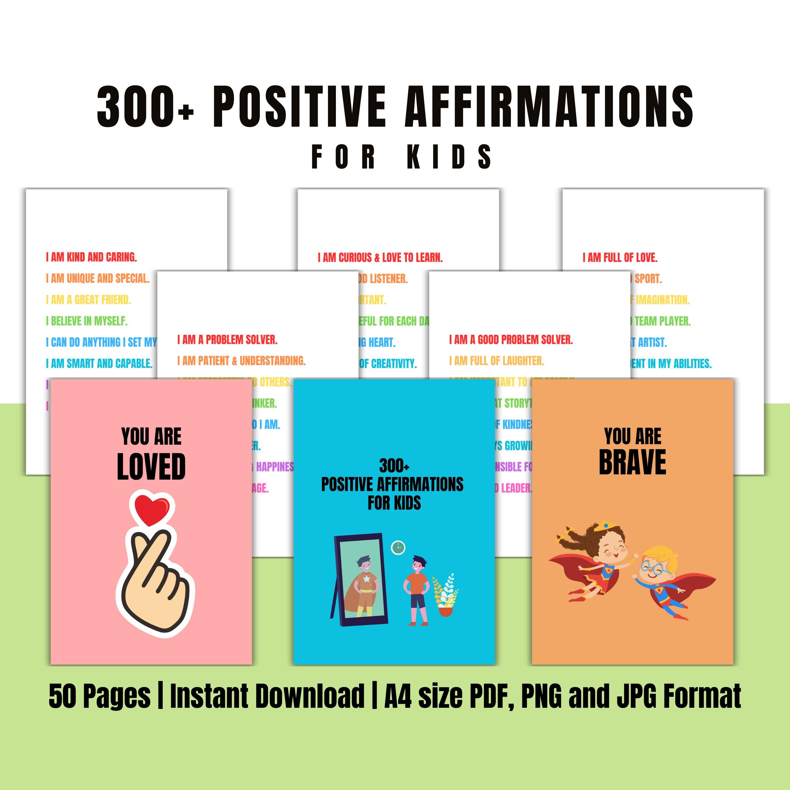 300+ Positive Affirmations | for Kids, Infants, Toddlers and ...