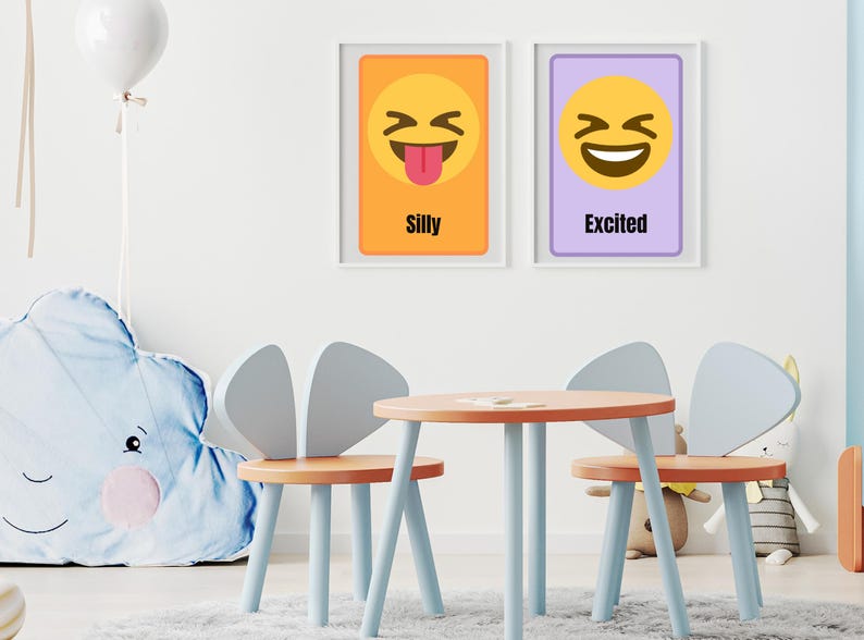 16 Emotions Posters PDF Instant Download. for Kids, Toddlers ...