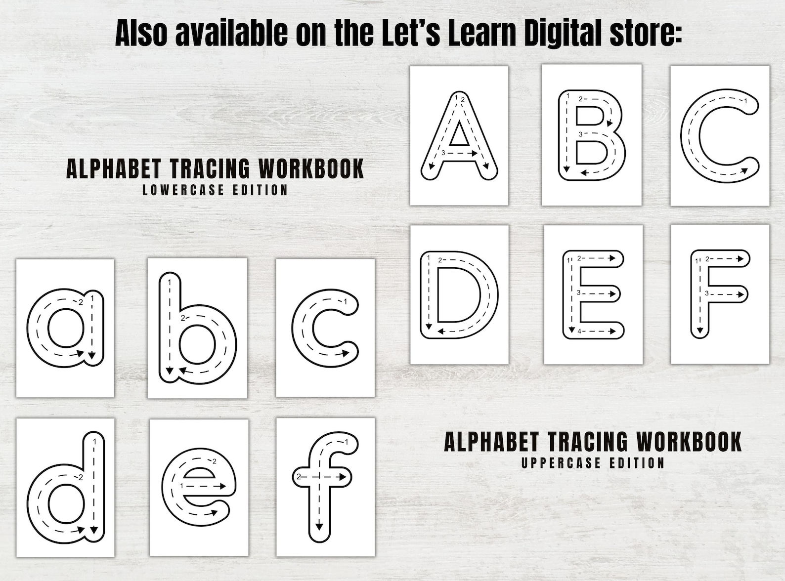 Animals Alphabet Tracing Workbook Lowercase Letters - for Kids ...