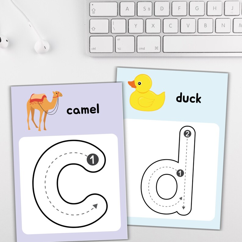 Animals Alphabet Tracing Workbook Lowercase Letters - for Kids ...