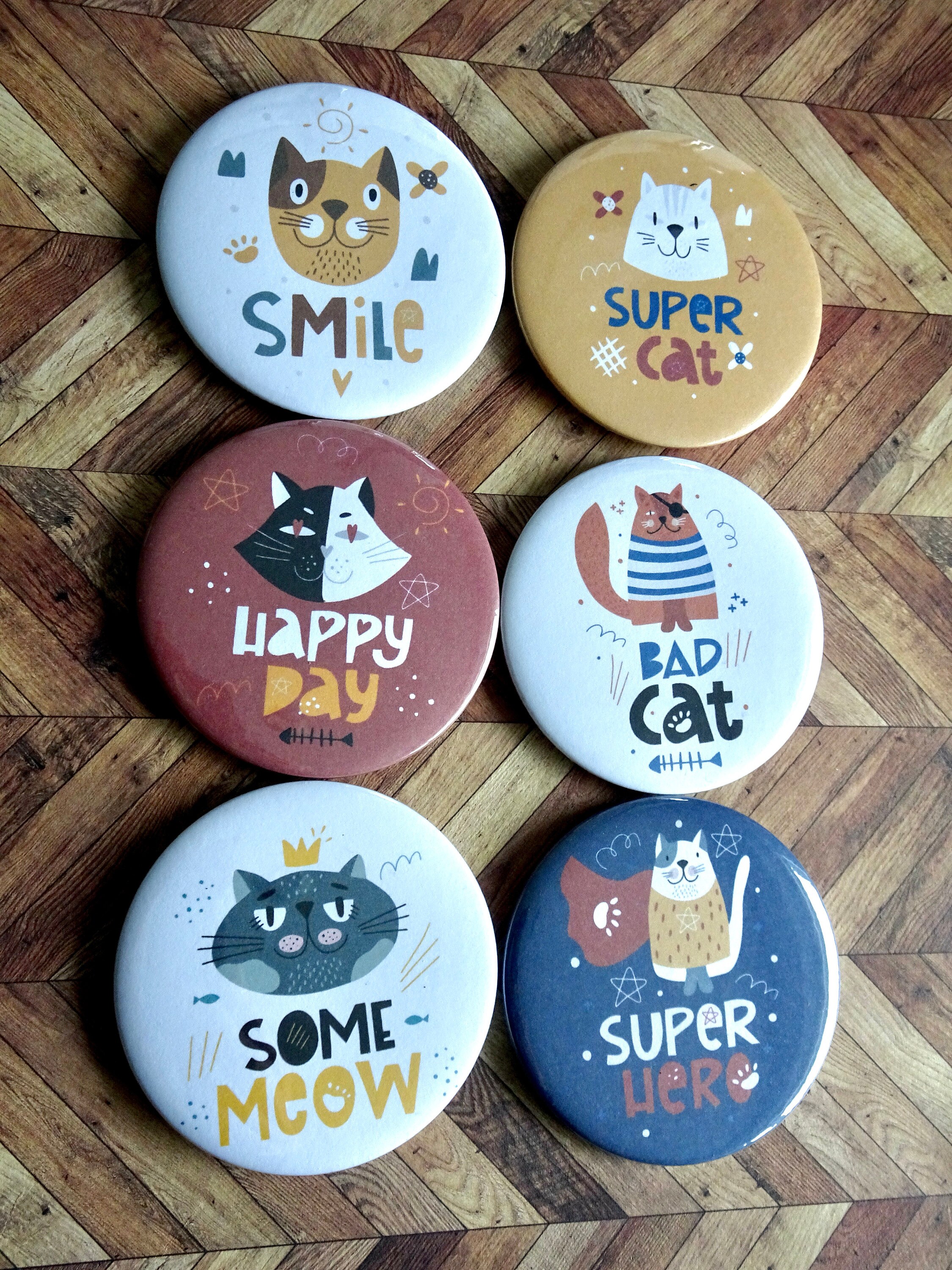 Cat Magnet Cat Magnet Set Cat Fridge Magnet Cat Lover Gift - Etsy UK