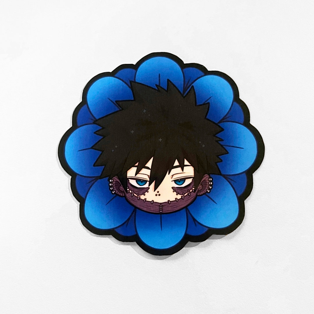 Dabi Flower Head 3 in Vinyl Sticker - Etsy