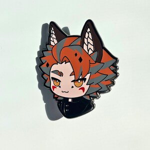 BTD2 Ren Hana and Tpof Fox Hard Enamel Pin - Etsy