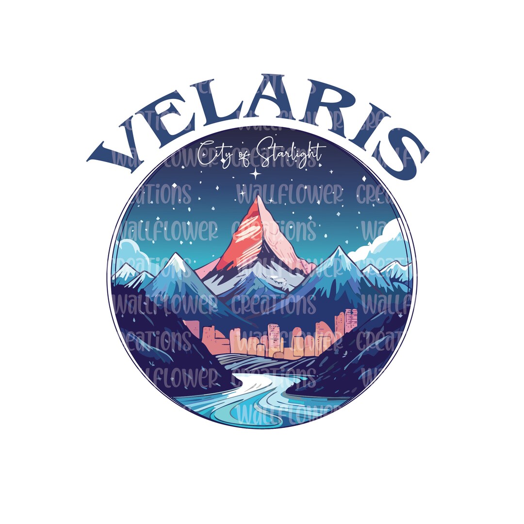 Velaris City of Starlight Digital Design, Cute ACOTAR Design - Etsy