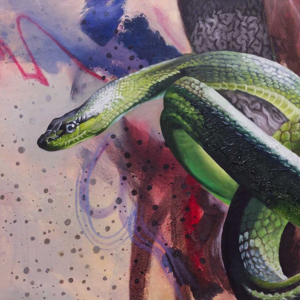 Snake Painting - Etsy