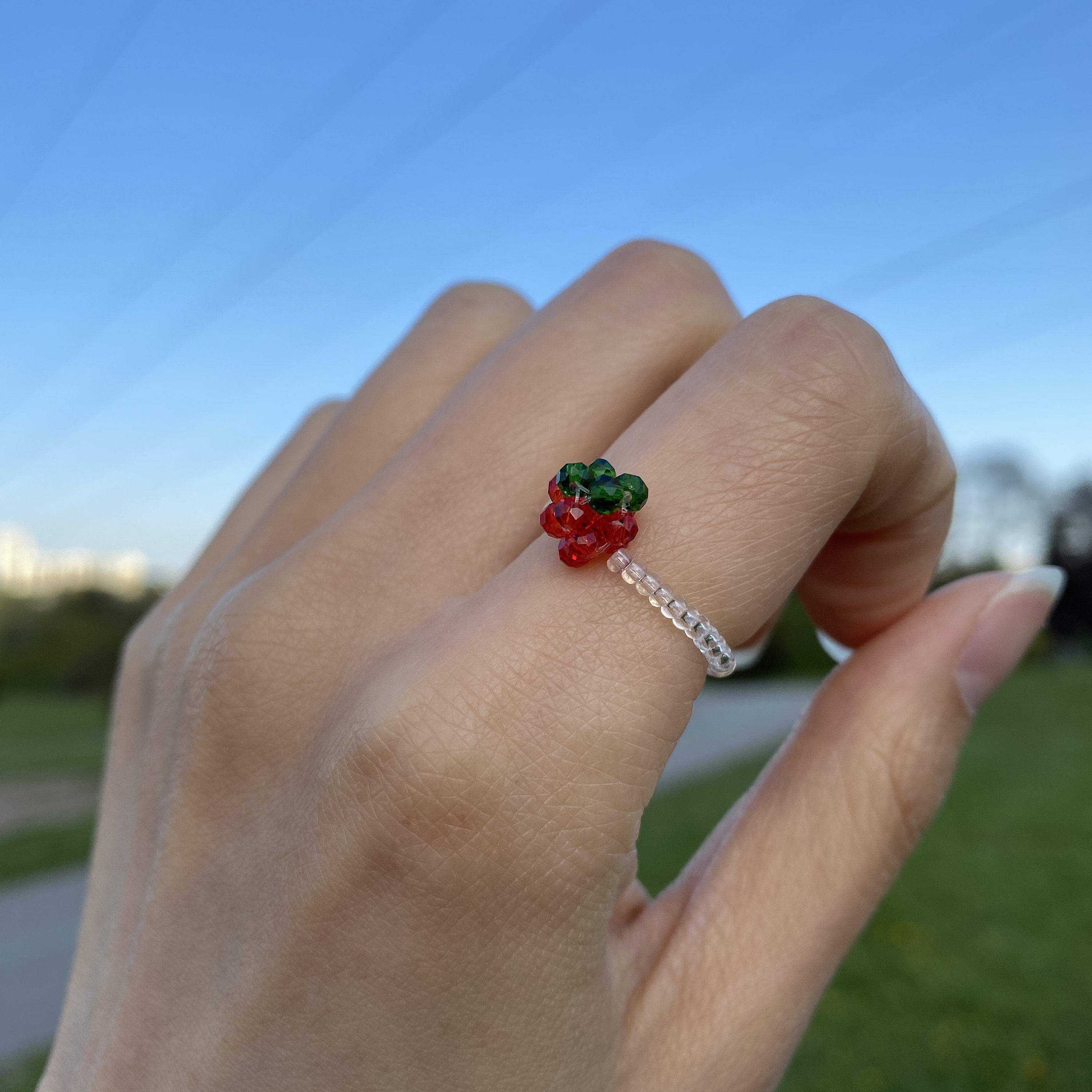 Fruit Ring l Strawberry Ring Grape Ring | Etsy