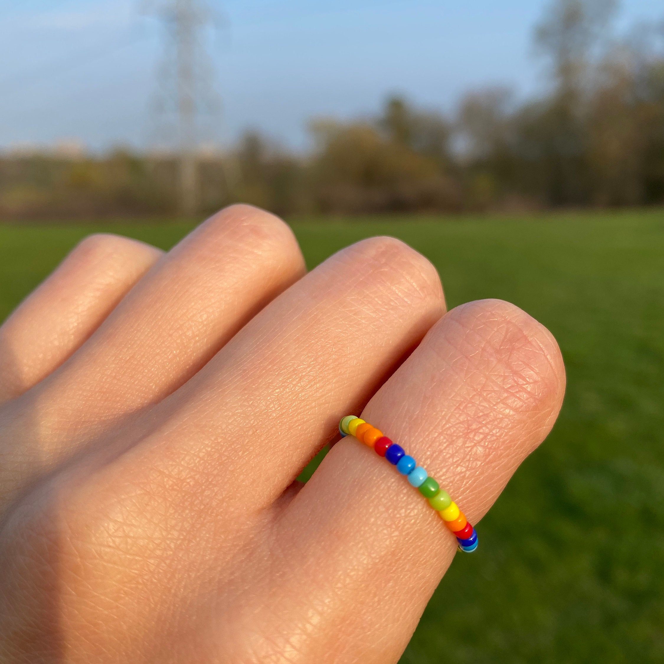 Rainbow Ring - Etsy