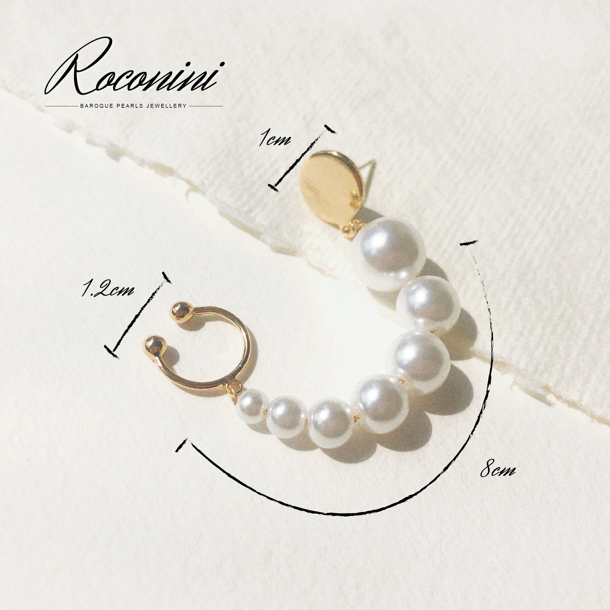 1pc Stud Earring With Cartilage Clamp shooting Star Plated Rose Gold ...