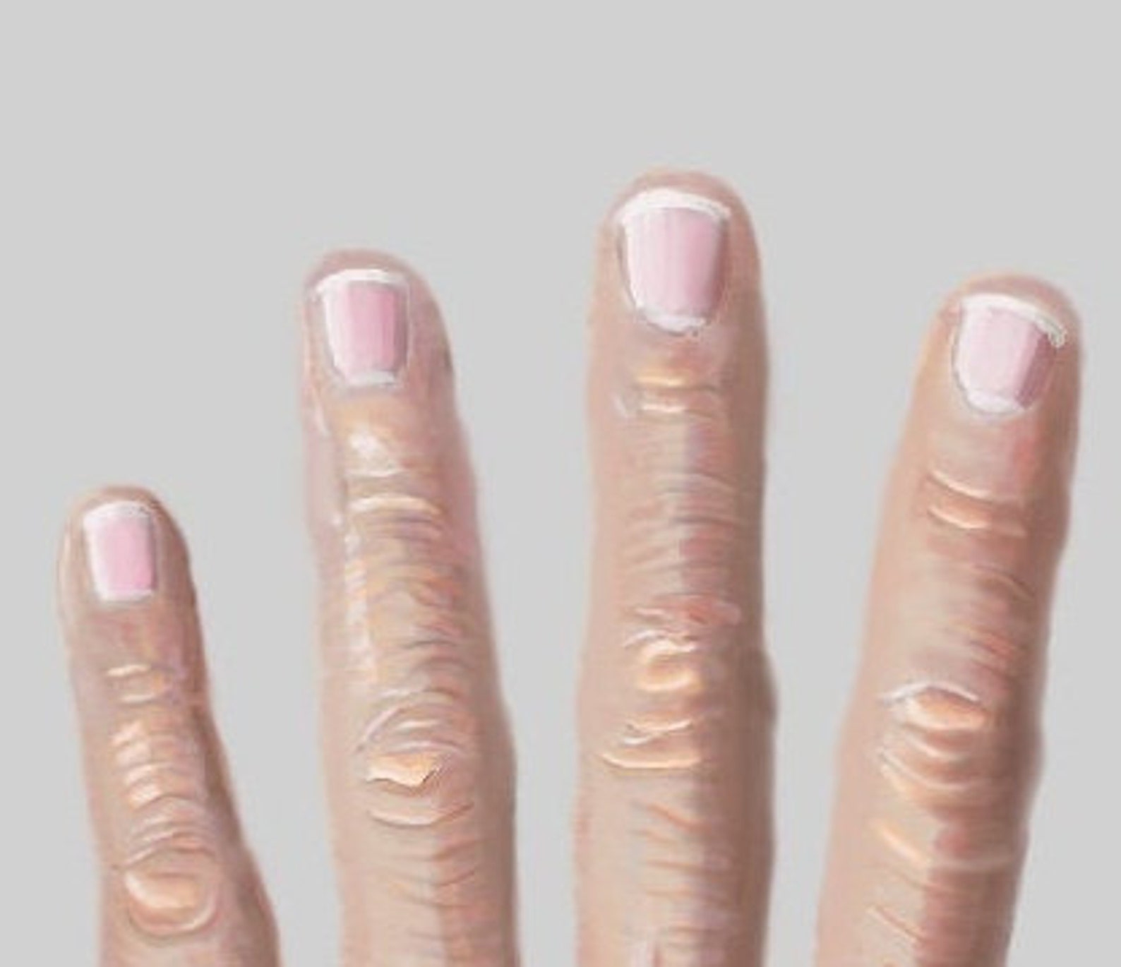 Hand Digital Art Print Hand Fingers Forearm Nails Wrist Skin - Etsy