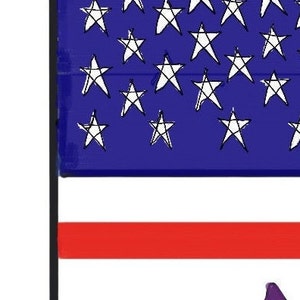 Discord- American Flag Civil Unrest Stars Divided United States Broken ...