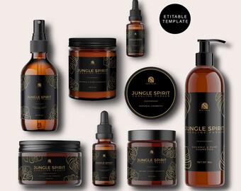 Custom Labels for Cosmetic Bottles Beauty Product Label - Etsy