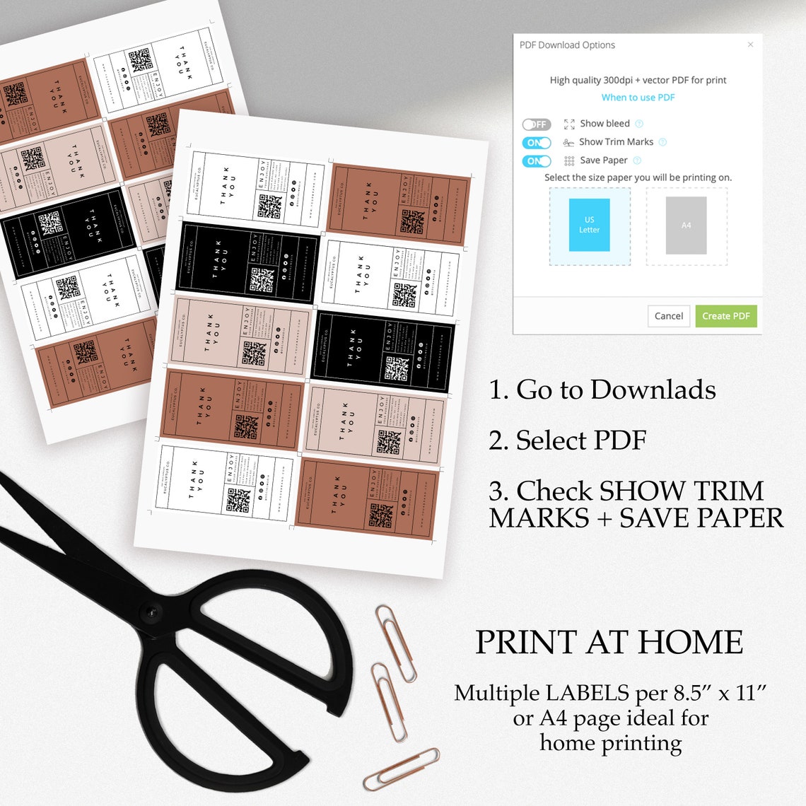 Editable Box Seal Label Box Sticker Template Box Packaging - Etsy