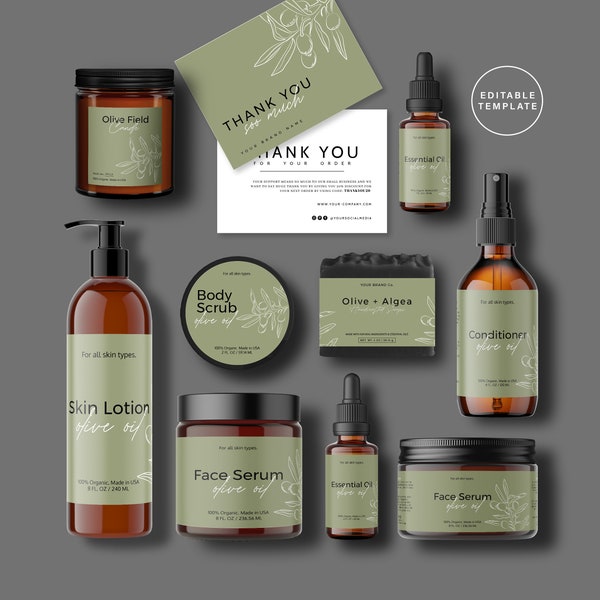 Skin Care Labels - Etsy