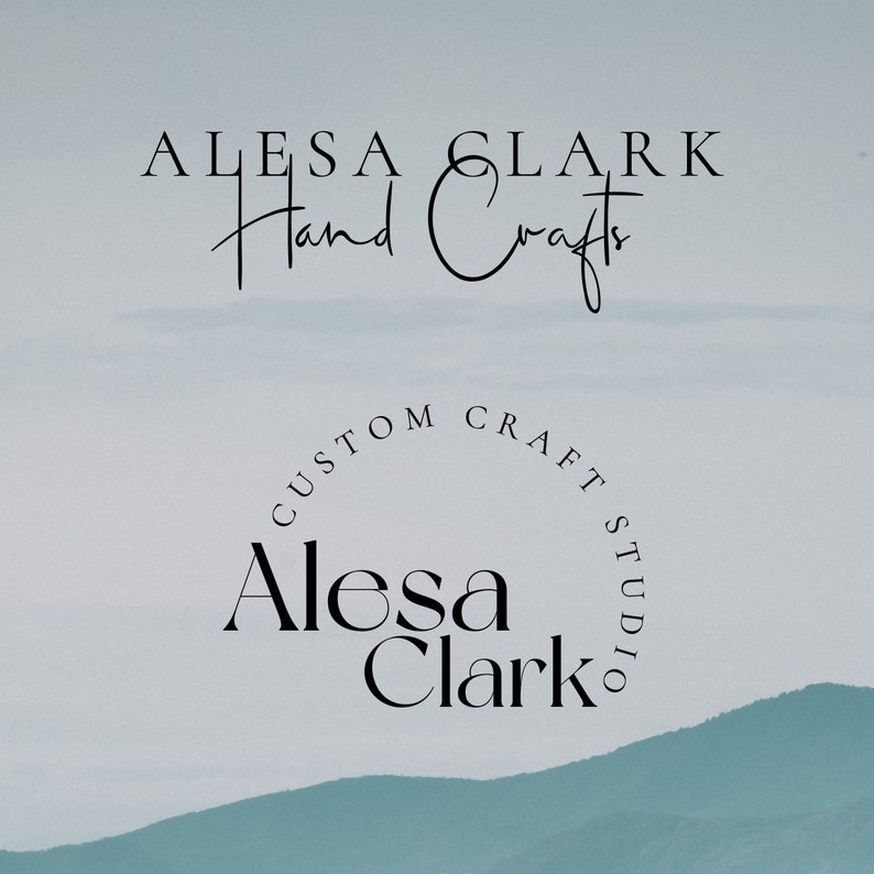 Editable Modern Logo Template, 6 Custom Logo Designs, DIY Boho Logo ...