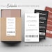 Editable Box Label Template, Box Packaging Sticker, Printable Box Seal ...