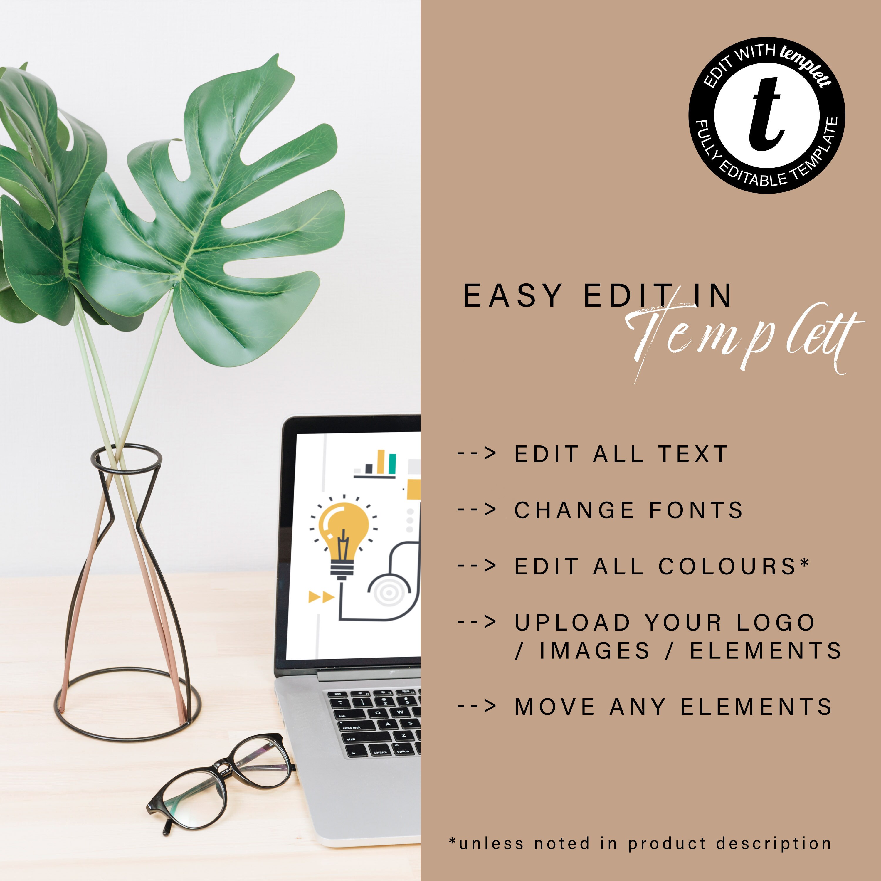 Editable Modern Logo Template 12 Custom Logo Designs DIY | Etsy