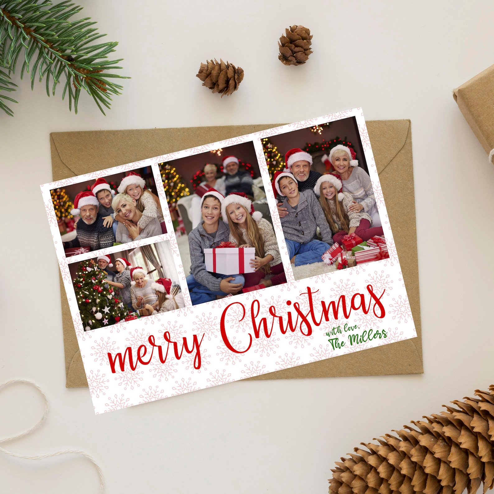 Editable Holiday Card Template Printable Christmas Card Xmas - Etsy