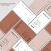 Minimalist Vertical Business Card Template: Modern DIY Calling Card ...