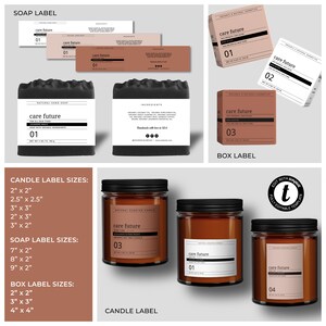 Editable Skincare Label Template, DIY Custom Beauty Product Label ...