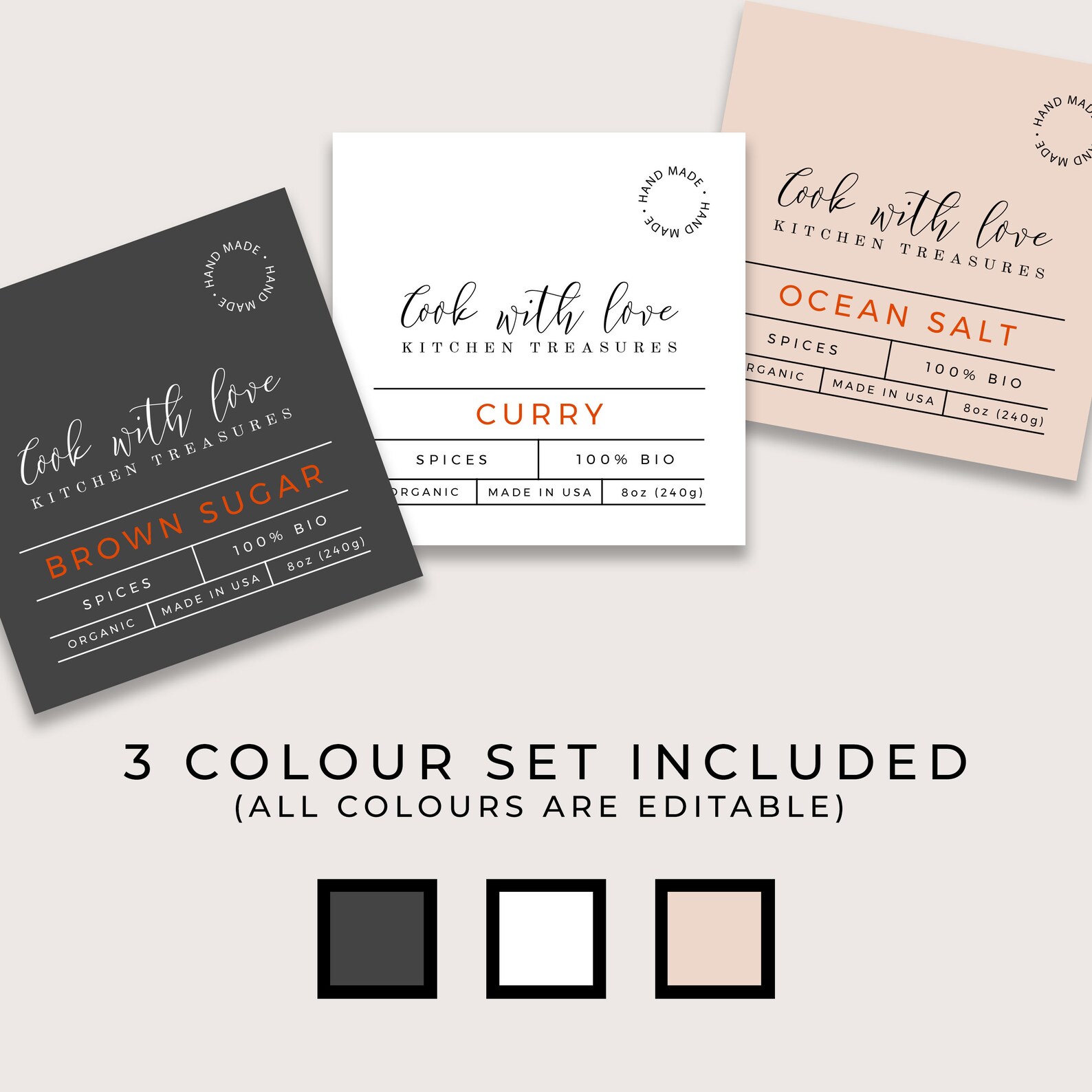 Editable Pantry Label Template Printable Minimalist Pantry - Etsy