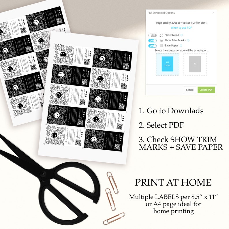 Editable Skincare Label Template DIY Custom Cosmetic Label - Etsy