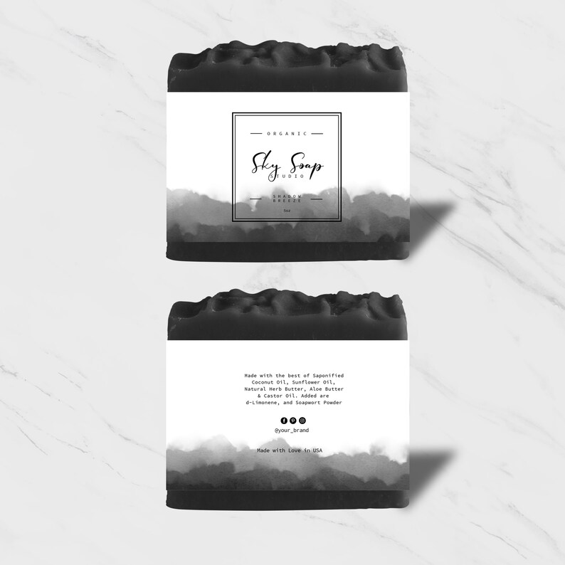 Editable Soap Label Template DIY Soap Packaging Printable | Etsy