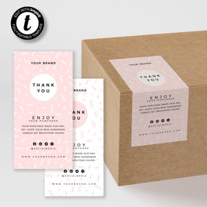 Editable Box Label Sticker Template, Box Sticker, Box Packaging Labels ...