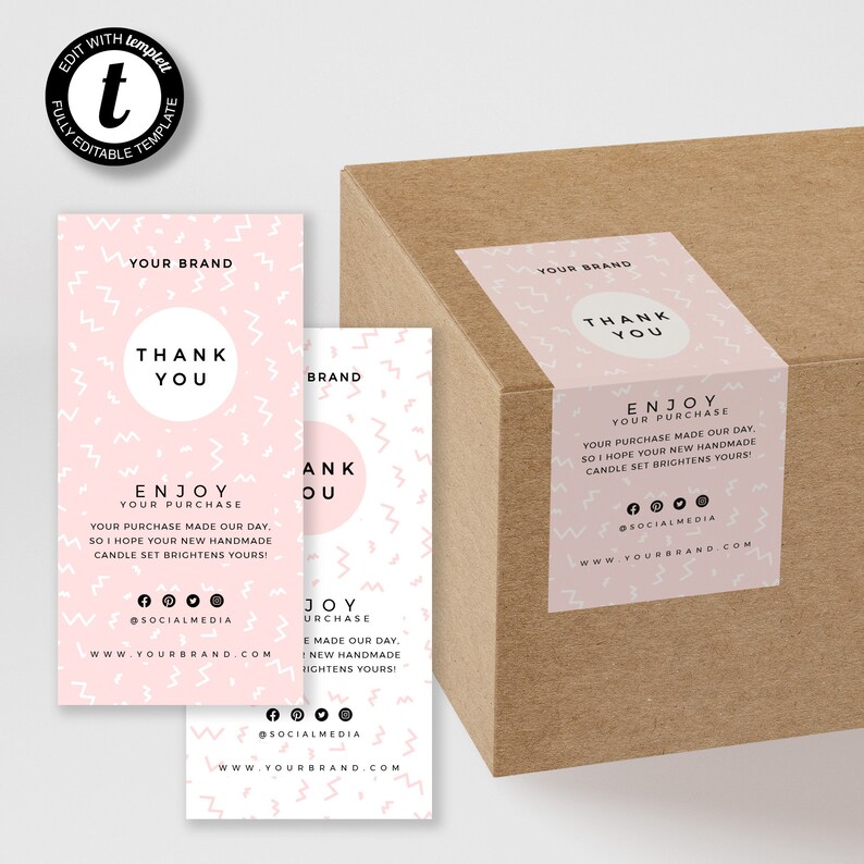 Editable Box Label Sticker Template Box Sticker Box - Etsy