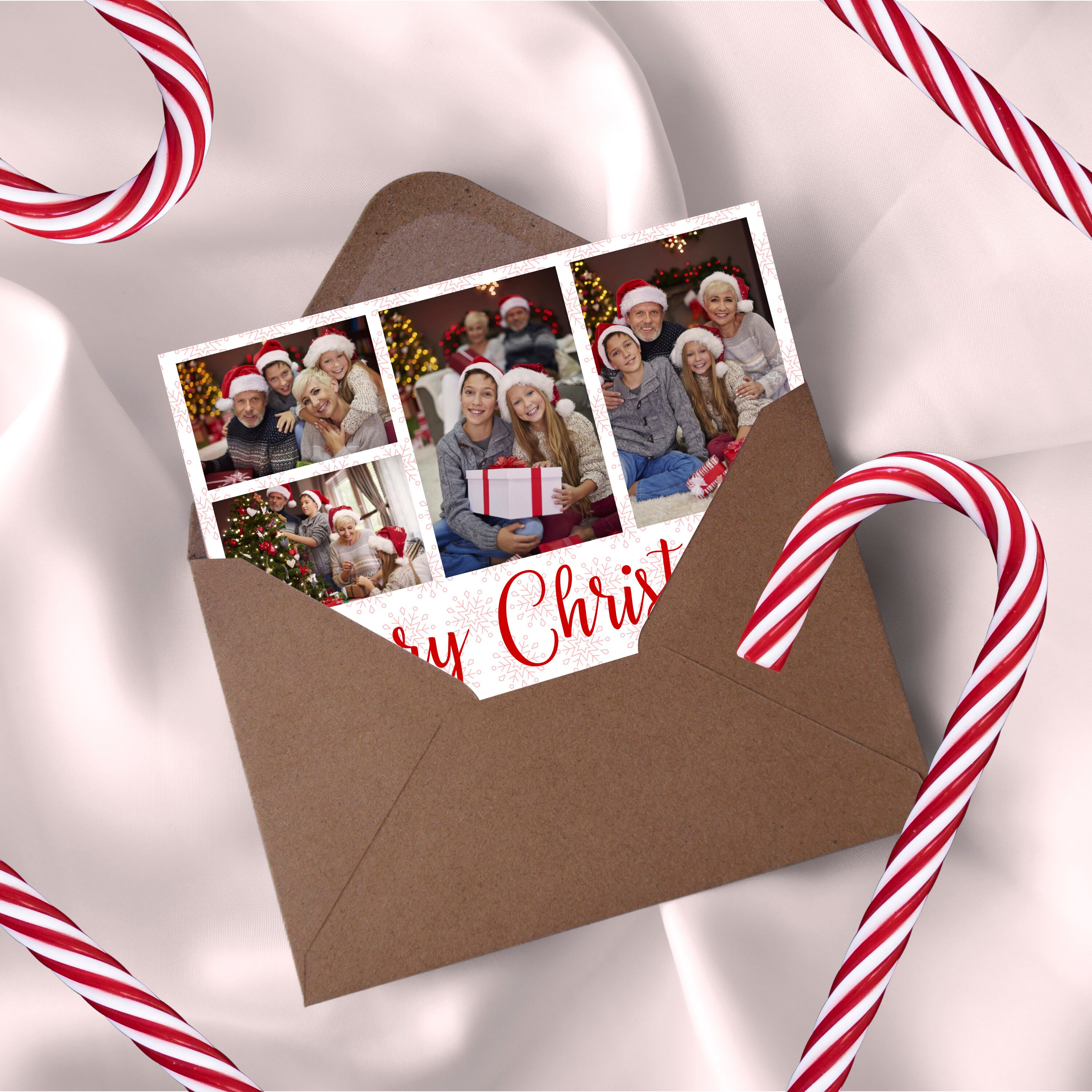 Editable Holiday Card Template Printable Christmas Card Xmas | Etsy