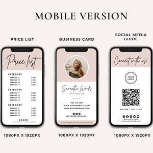 Editable Business Branding Kit Template, Small Business Branding Bundle ...