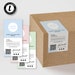 Editable Box Seal Label, Box Label Sticker, Box Label Template, Box ...