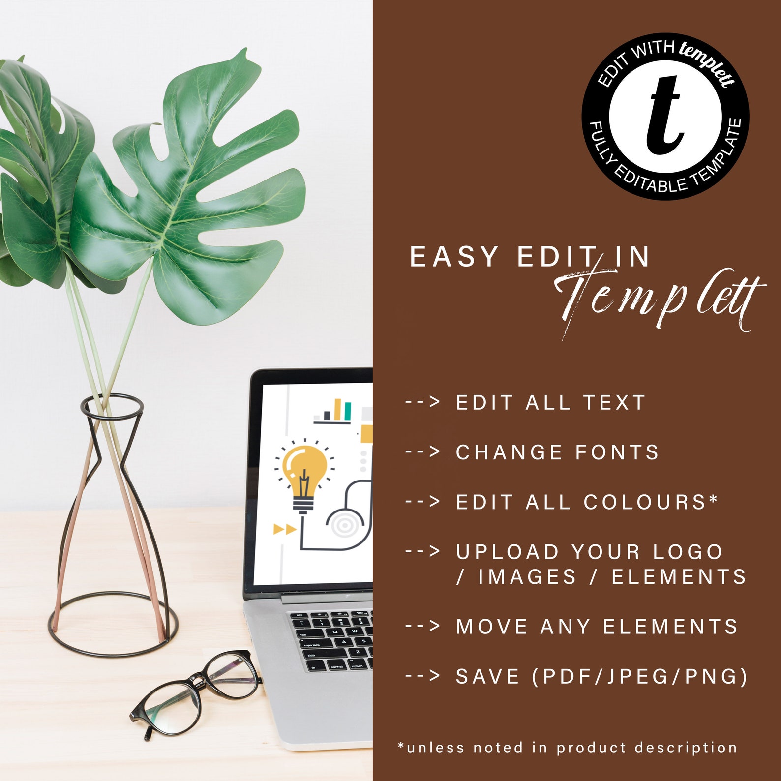 Editable Logo Design Template 6 Self Editable Logo Bundle - Etsy