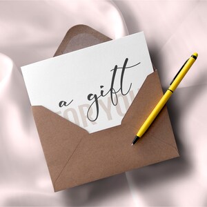 Editable Gift Certificate Template, Printable Gift Card Template ...
