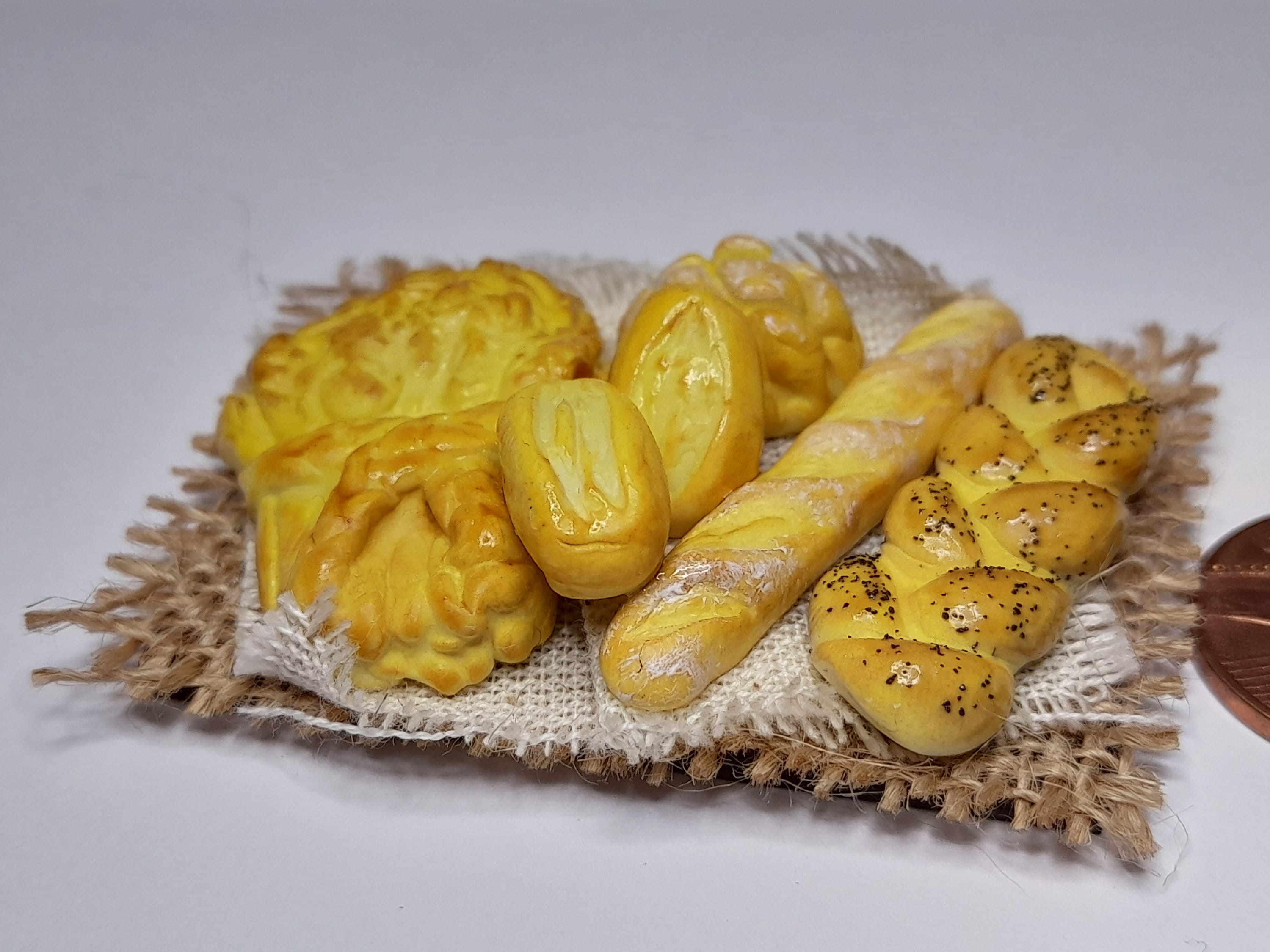 Miniature Tudor Bread Selection Harvest Bread Dolls House Food - Etsy