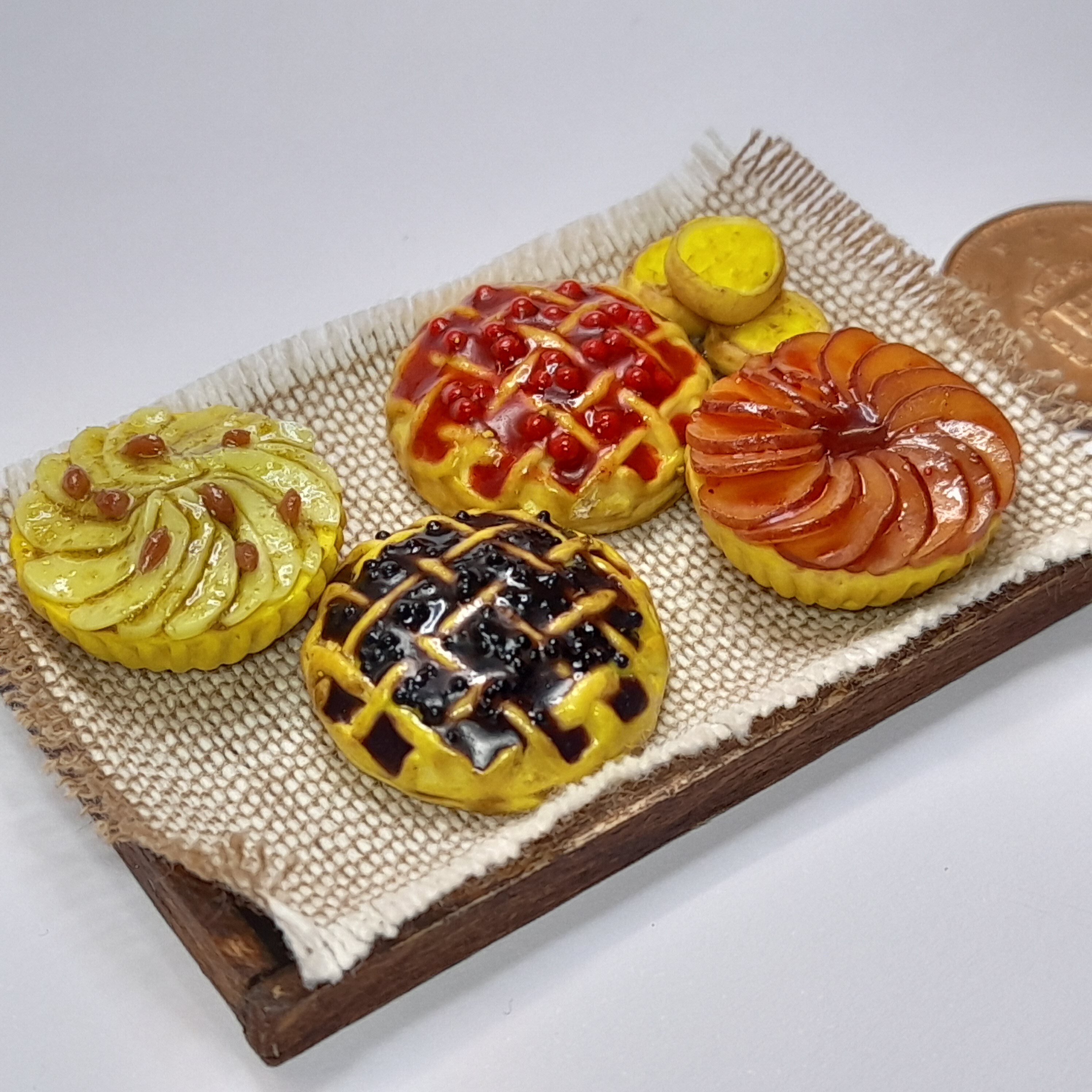 Miniature Tudor Bakehouse Tray Cakes & Tarts Dolls House Food - Etsy