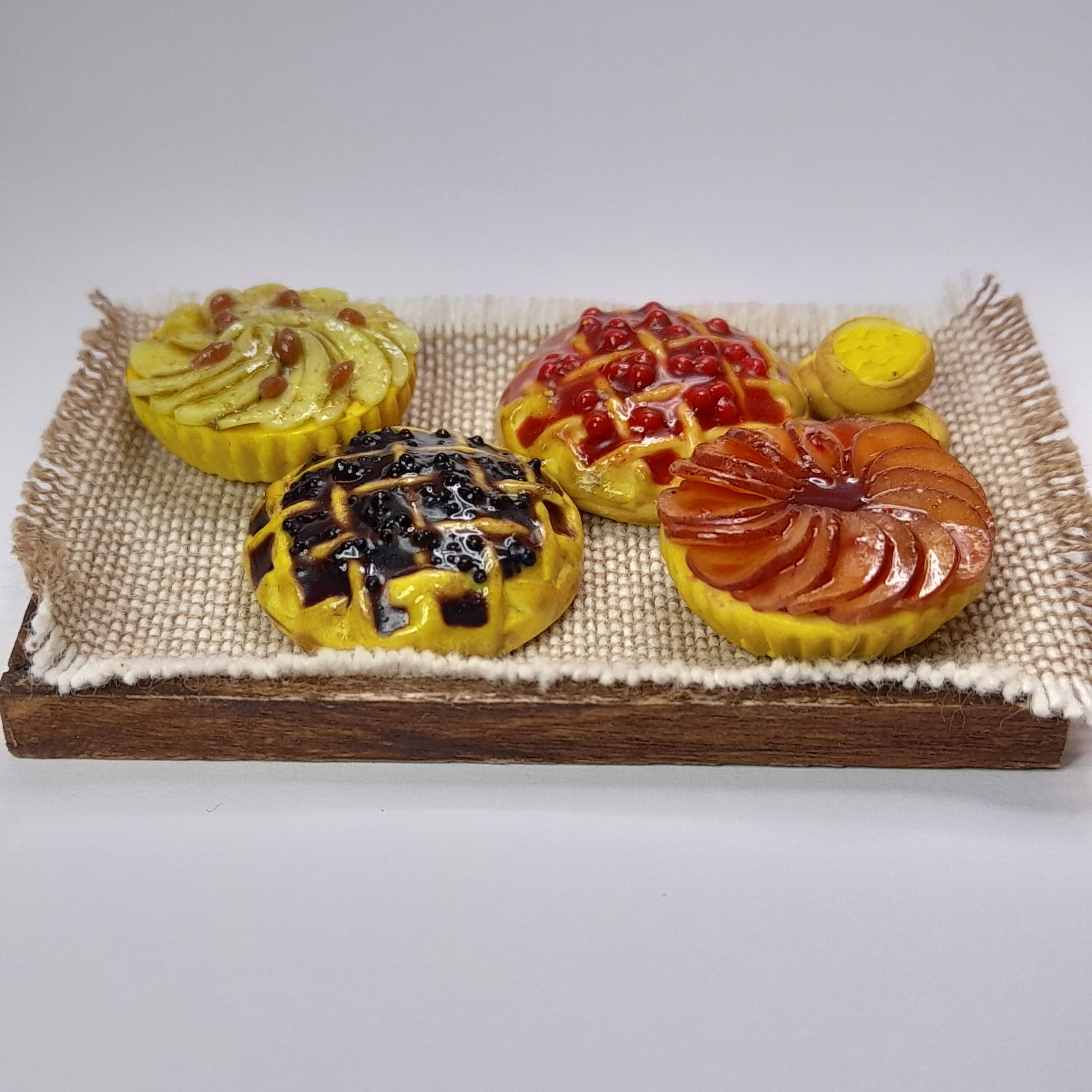 Miniature Tudor Bakehouse Tray Cakes & Tarts Dolls House Food - Etsy