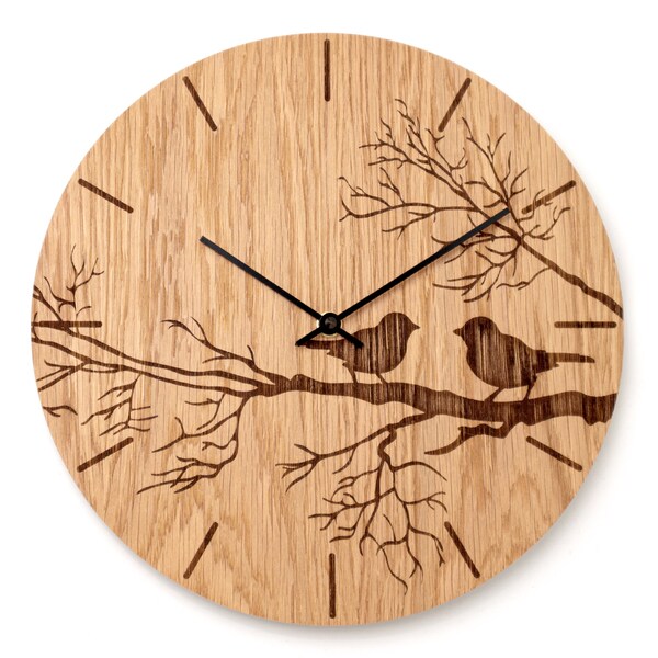 Bamboo Clock - Etsy