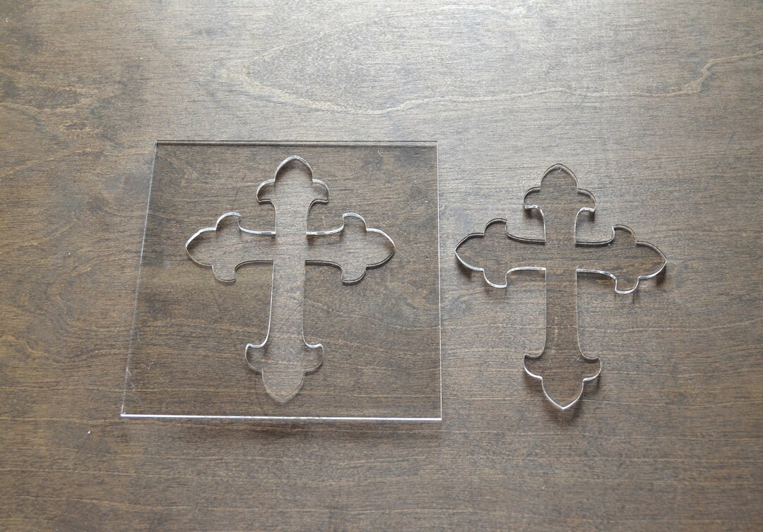 Cross Router Template, Router Inlay Template, Clear Acrylic, Router Jig ...