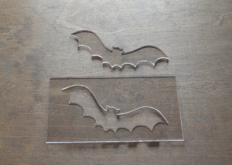 Bat Router Template Router Inlay Template Clear Acrylic - Etsy