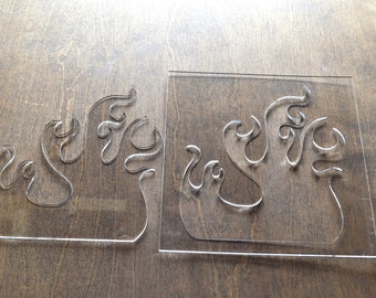 Tree Router Templates, Inlay Template Clear Acrylic, Router Jig ...