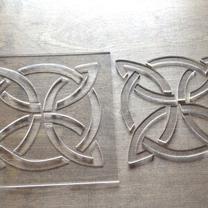 Celtic Knot Router Template, Router Inlay Template, Clear Acrylic ...