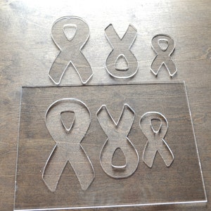 Ribbon Router Template, Router Inlay Template, Clear Acrylic, Router ...