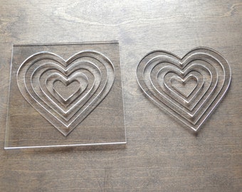 Mountain Range Router Template, Router Inlay Template, Clear Acrylic ...