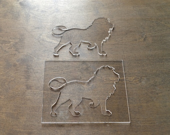 Mountain Range Router Template, Router Inlay Template, Clear Acrylic ...