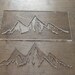 Mountain Range Router Template, Router Inlay Template, Clear Acrylic ...