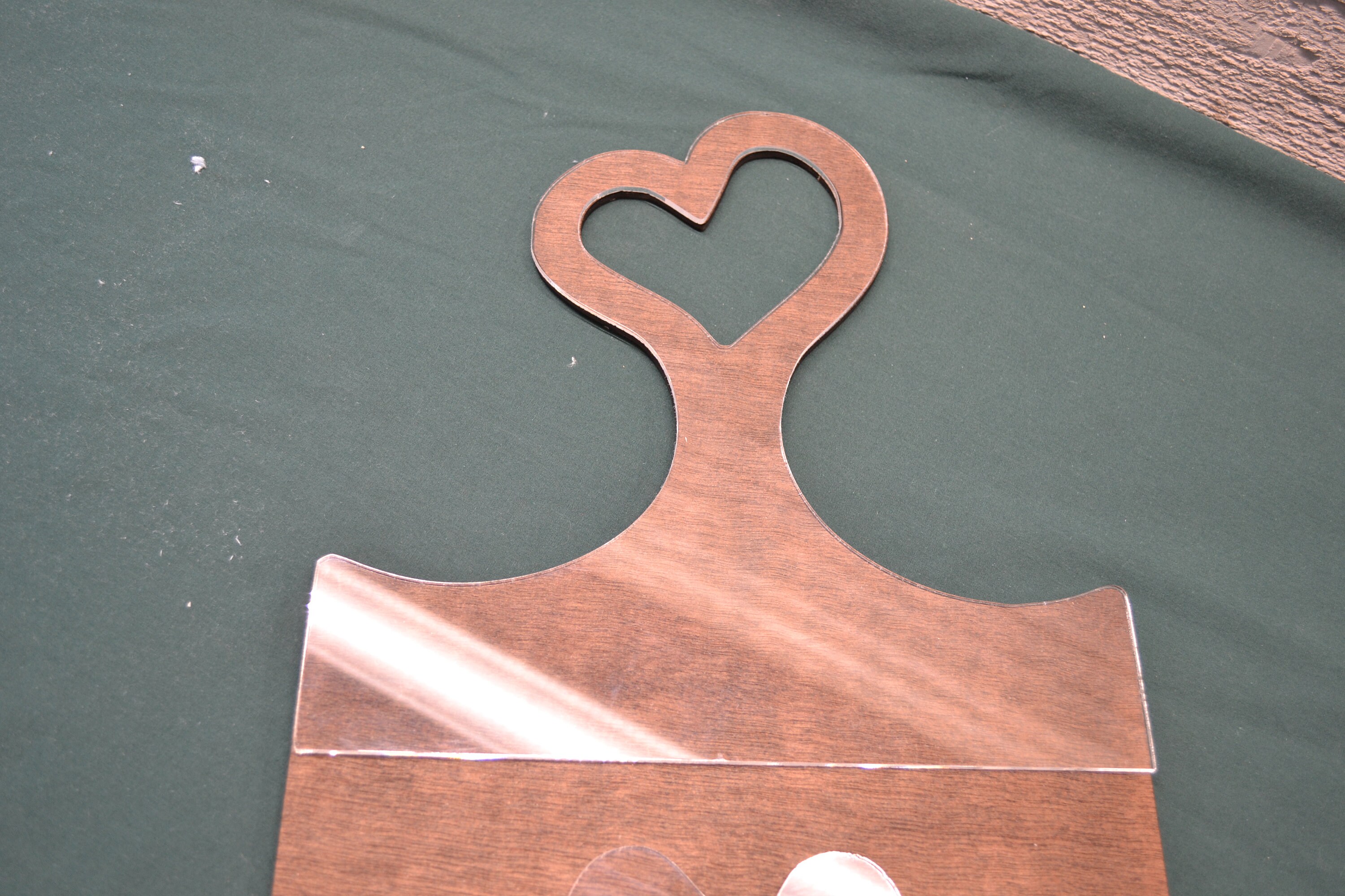 Heart Charcuterie Board Handle Template Clear Acrylic Router - Etsy