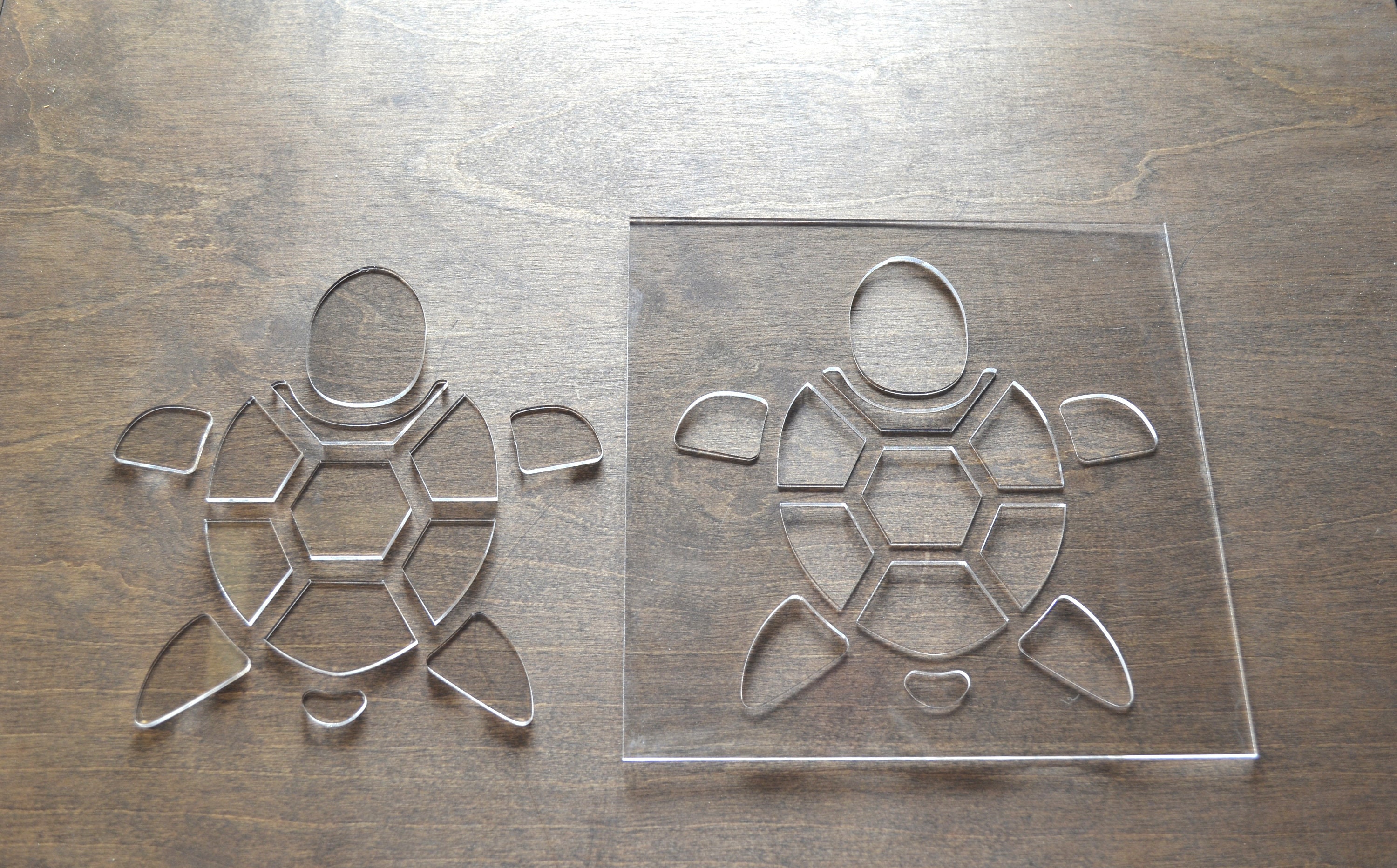 Turtle Router Template, Router Inlay Template, Clear Acrylic, Router ...